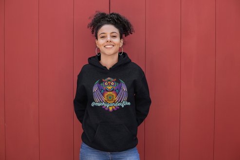 Michigander Fire Premium Hoodie (Black, Navy, Charcoal)